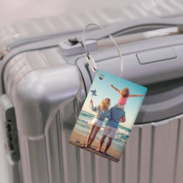 Personalized Luggage Tags with Printed Photos | CanvasChamp