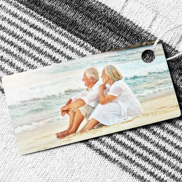 Personalized Luggage Tags with Printed Photos | CanvasChamp