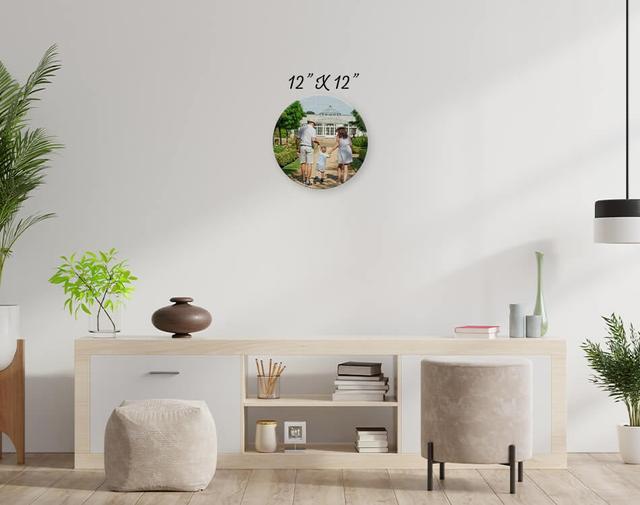 Shaped Canvas Prints, Triangle, Round | Canvas Champ