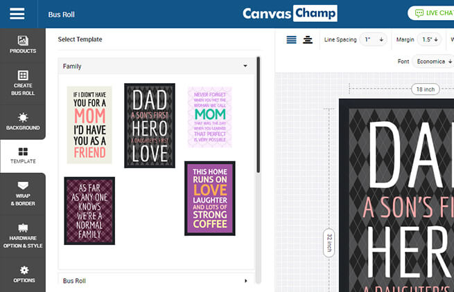 Bus Rolls - Custom Bus Rolls - Bus Roll Canvas - Tram scrolls