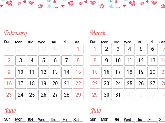 Poster Calendars - Custom Poster Calendar Printing - Photo Poster Calendars