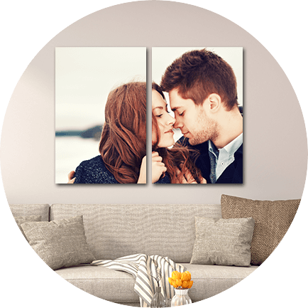 Two Panel Canvas Prints | Diptych Photo Canvas | Wall Art