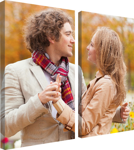 Two Panel Canvas Prints | Diptych Photo Canvas | Wall Art