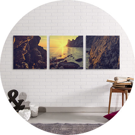 Triptych Canvas prints - Create Your 3 Panel Split Canvas Prints
