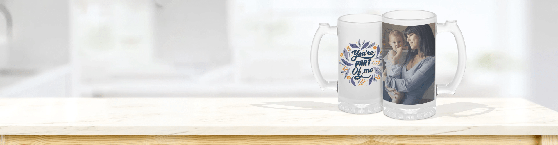 Personalized Beer Mugs with Handle Online | CanvasChamp