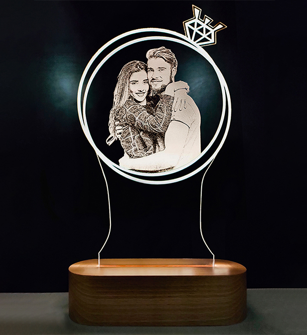 Custom 3d Lamp - Personalized Lamp with Photos | CanvasChamp