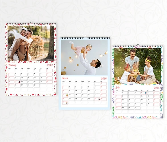 Custom Wall Calendar with Photos 2024 | CanvasChamp